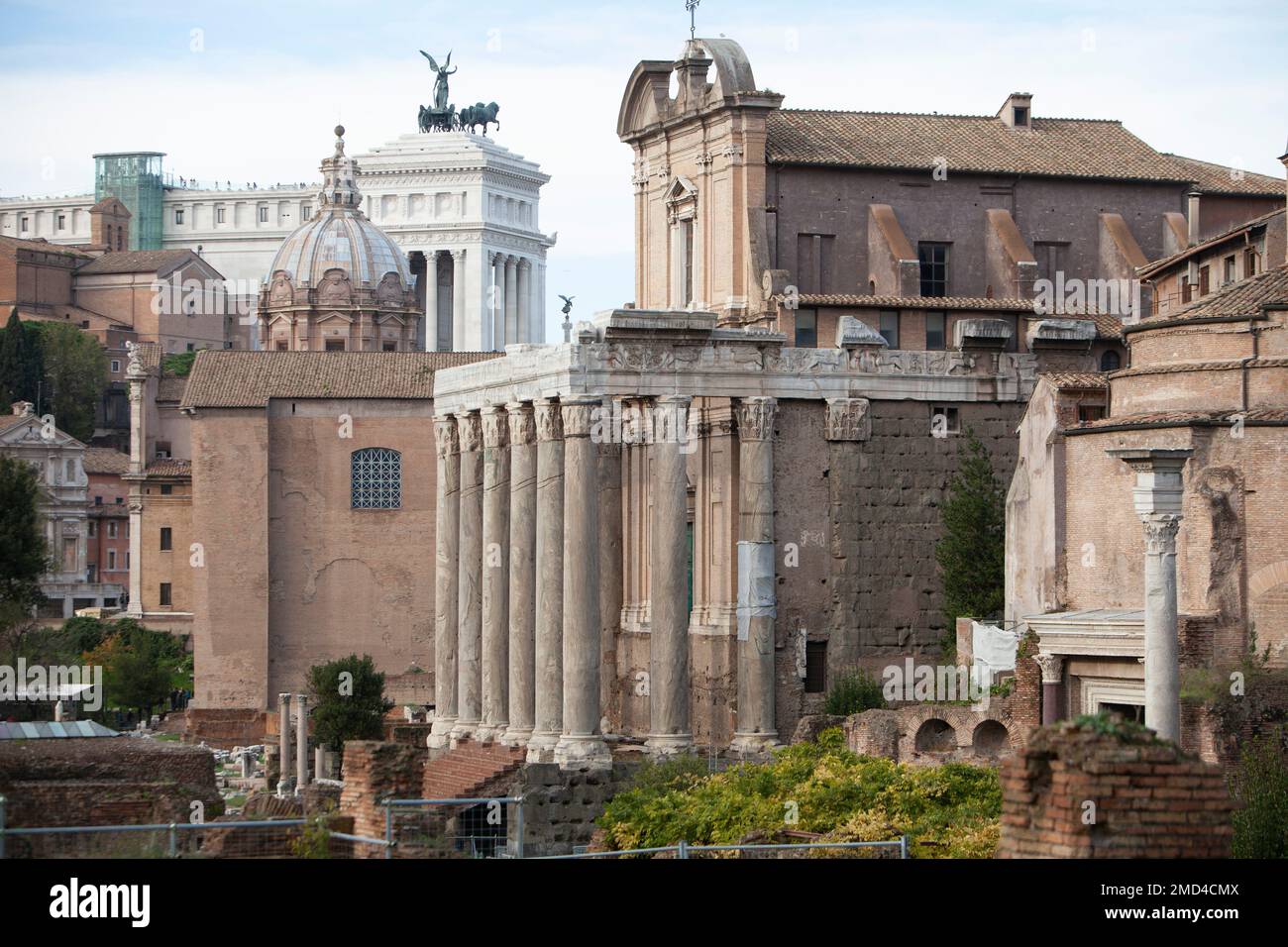 Ancient roman forum in the city of Rome Stock Photo - Alamy
