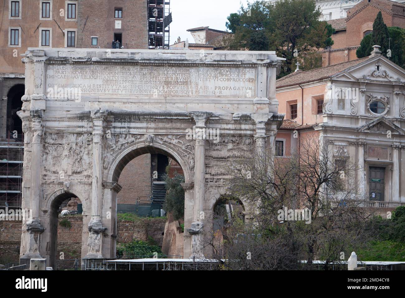 Ancient roman forum in the city of Rome Stock Photo - Alamy