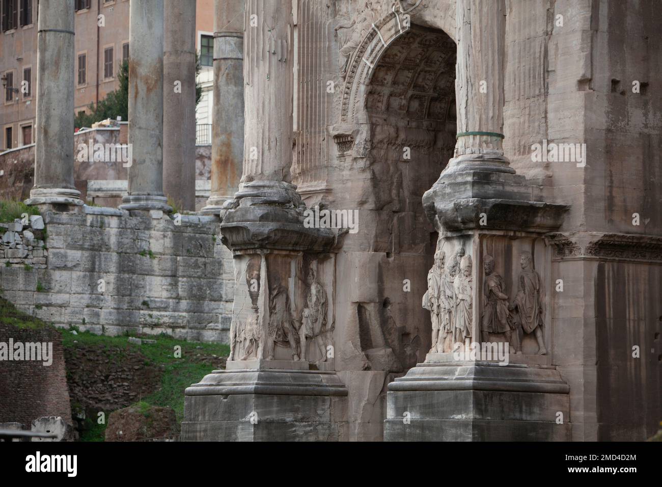 Ancient roman forum in the city of Rome Stock Photo - Alamy