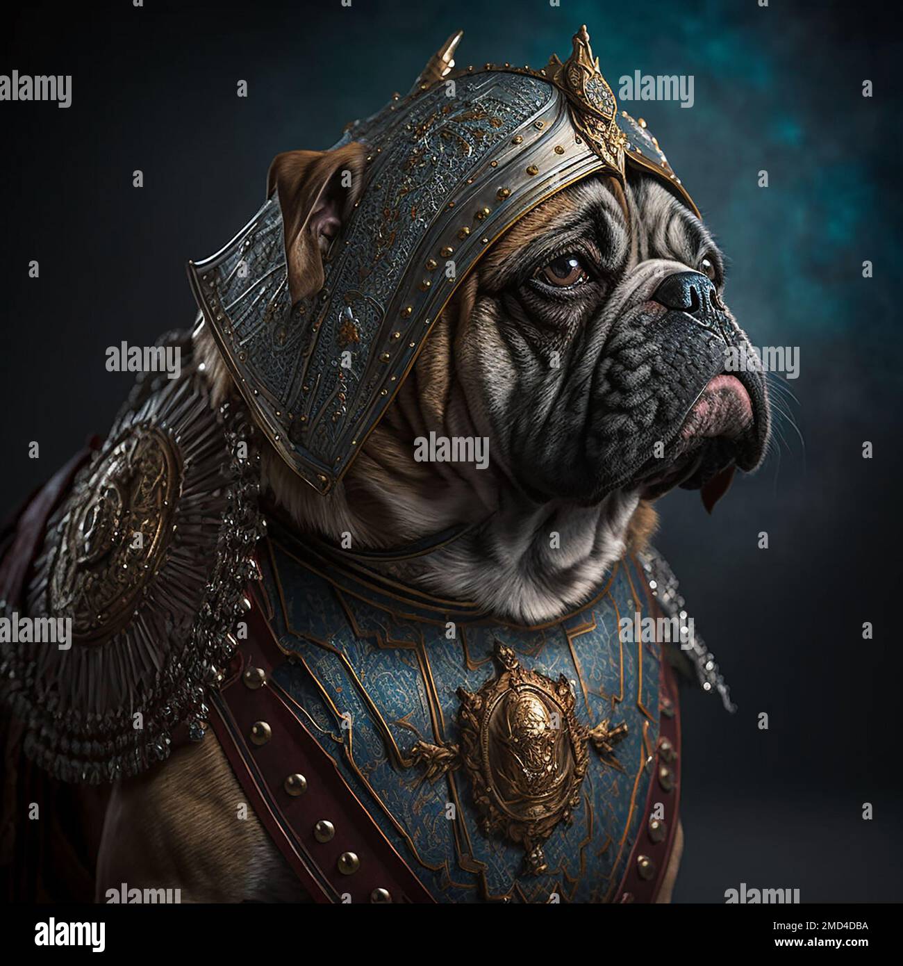 Dog in armor hi-res stock photography and images - Alamy