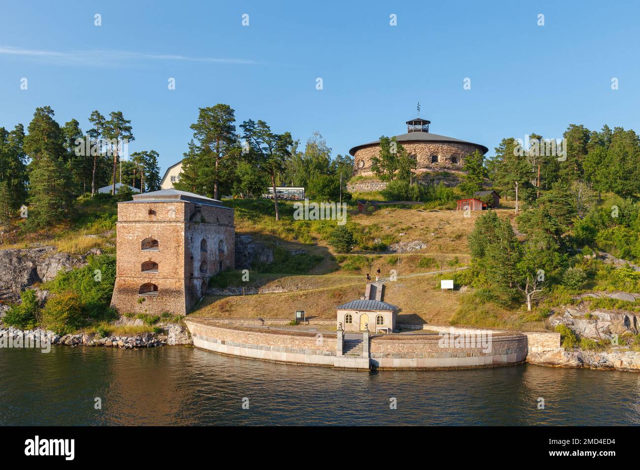 Oskar-Fredriksborg fortress is one of the defense positions in the ...