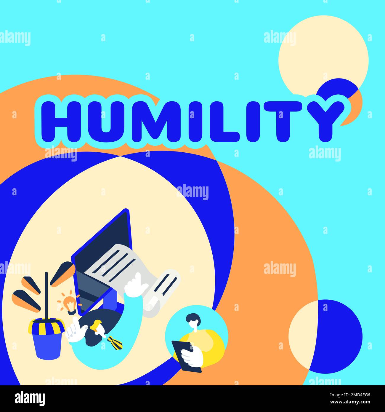 Sign displaying Humility. Business showcase being Humble is a Virtue ...