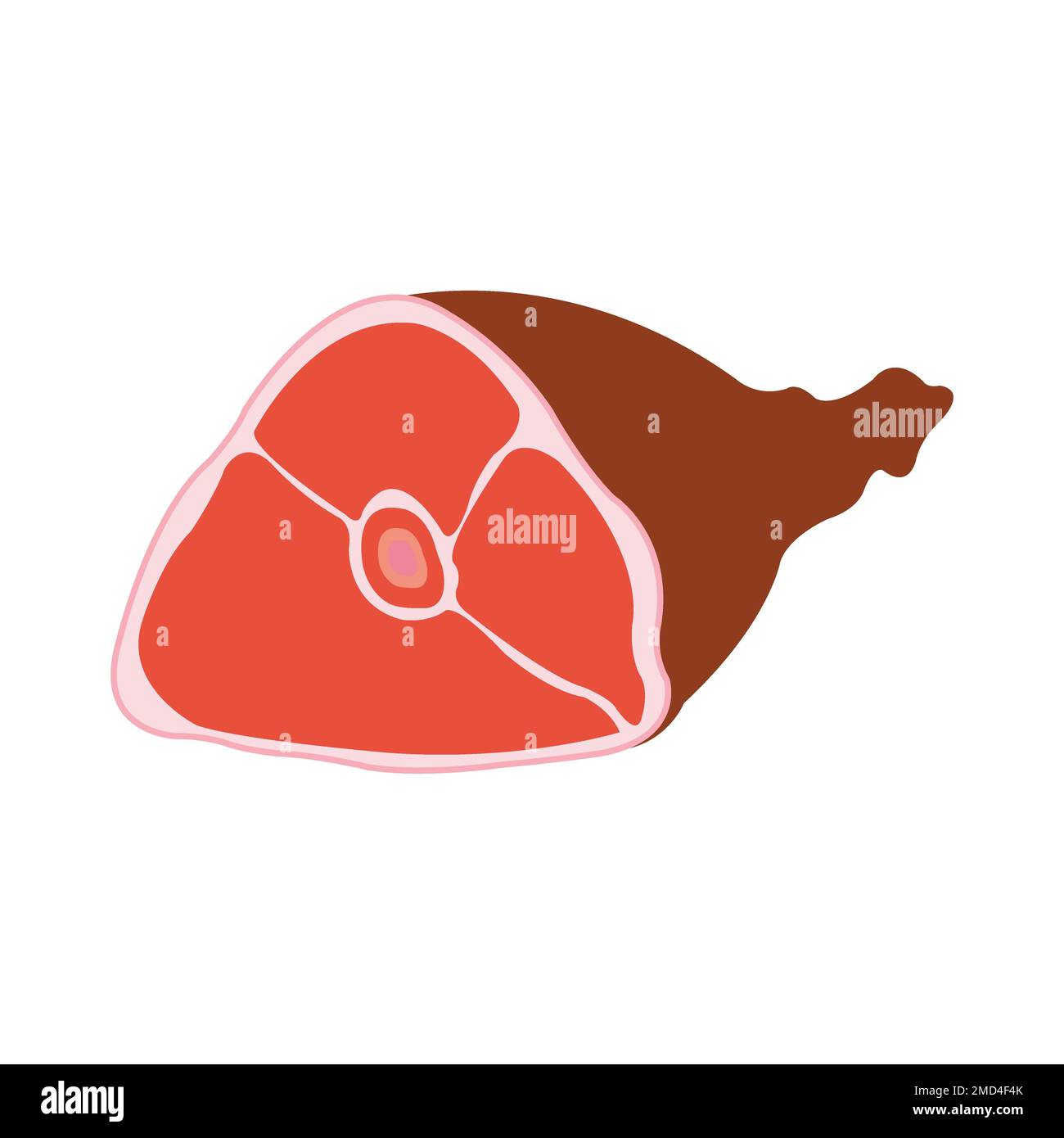 meat icon logo vector design template Stock Photo - Alamy