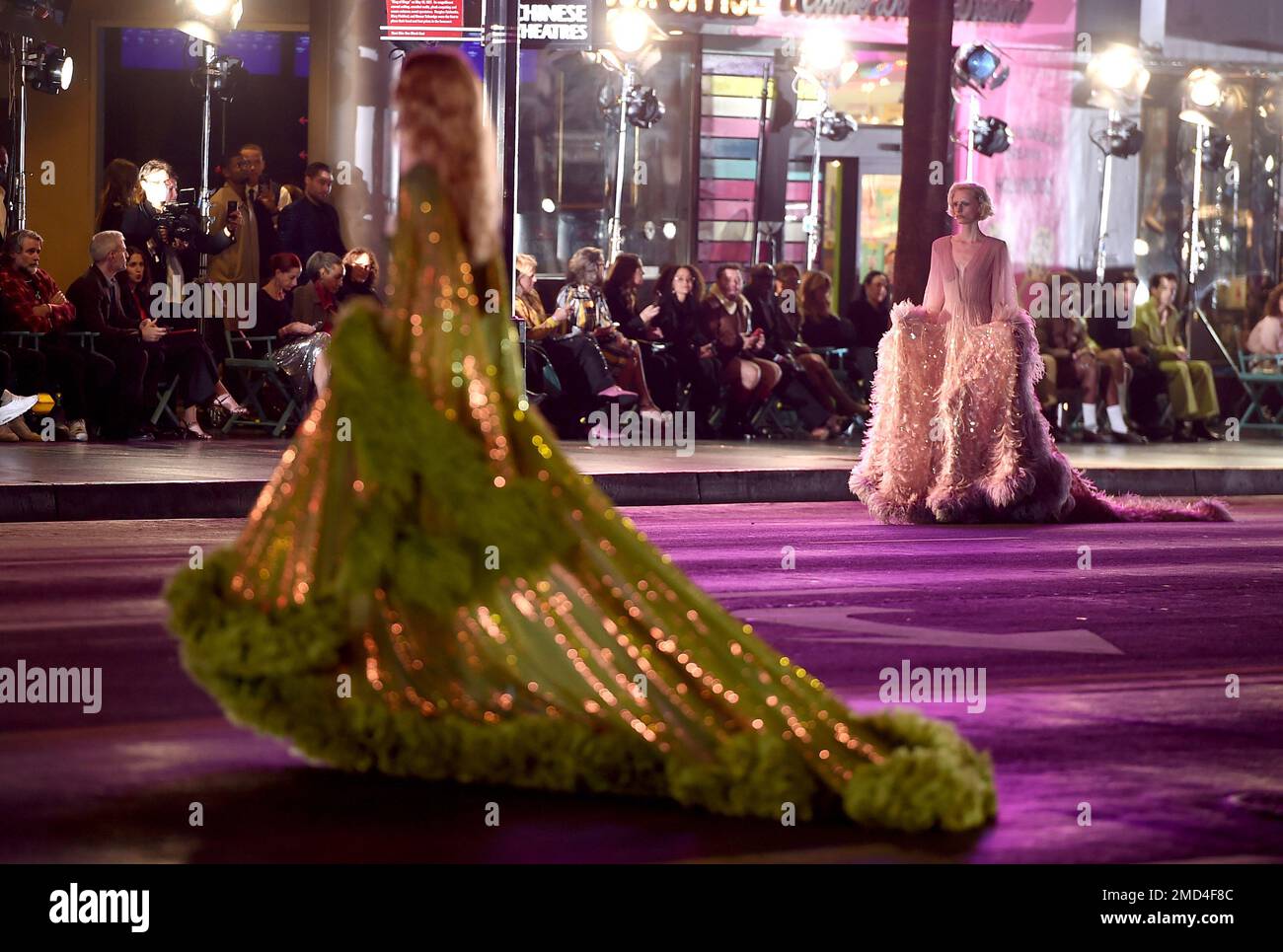 Models walk the runway at the Gucci "Love Parade" fashion show on ...