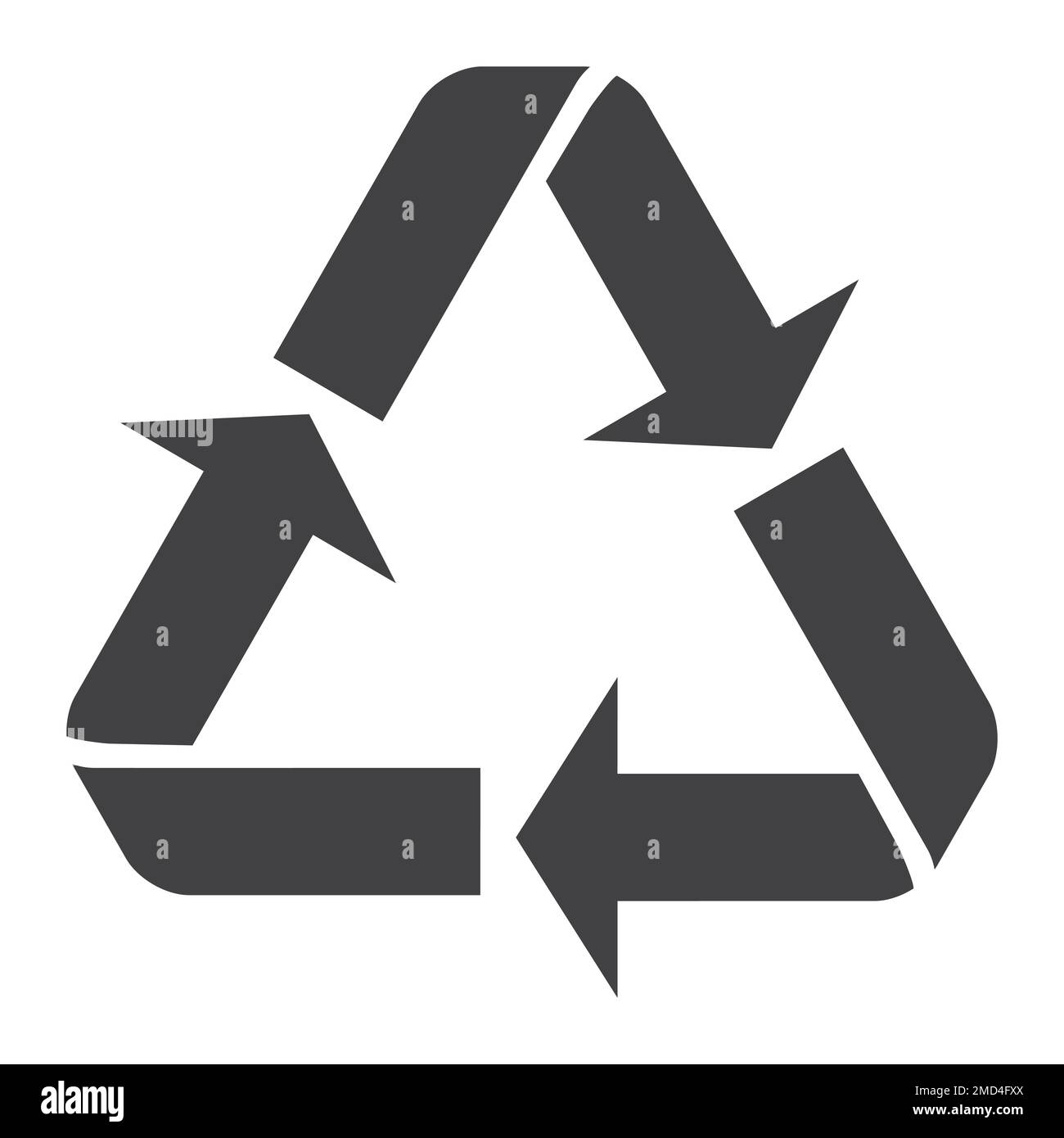 Recycle symbol glyph icon, eco and delivery, arrows sign vector ...