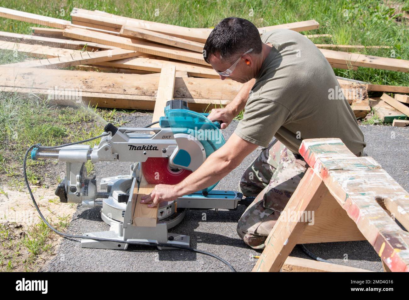 U.S. Air National Guard Maj. William C. Moore, 131st Civil Engineer ...