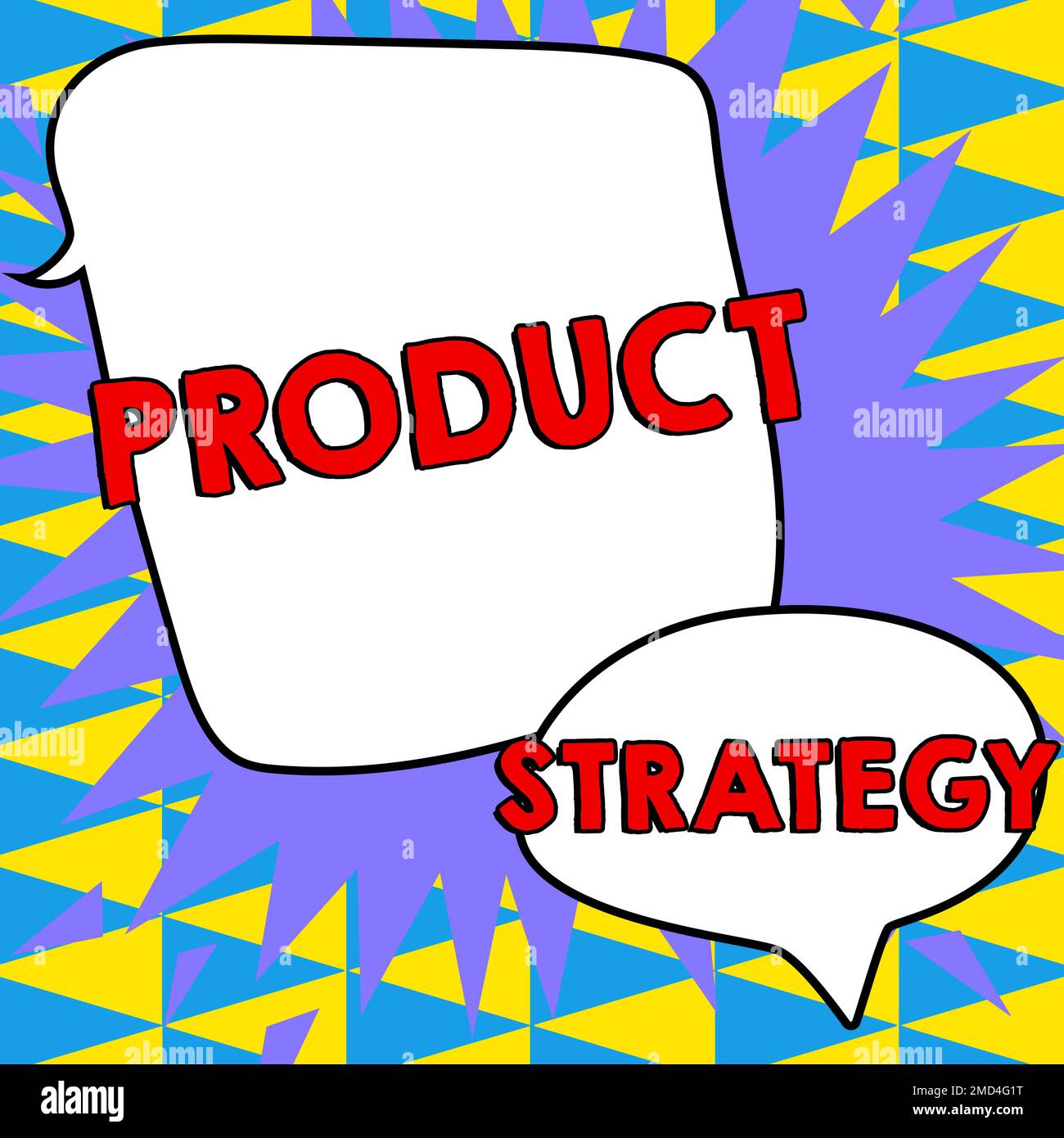 Writing Displaying Text Product Strategy Concept Meaning Long Term Plan Development Of