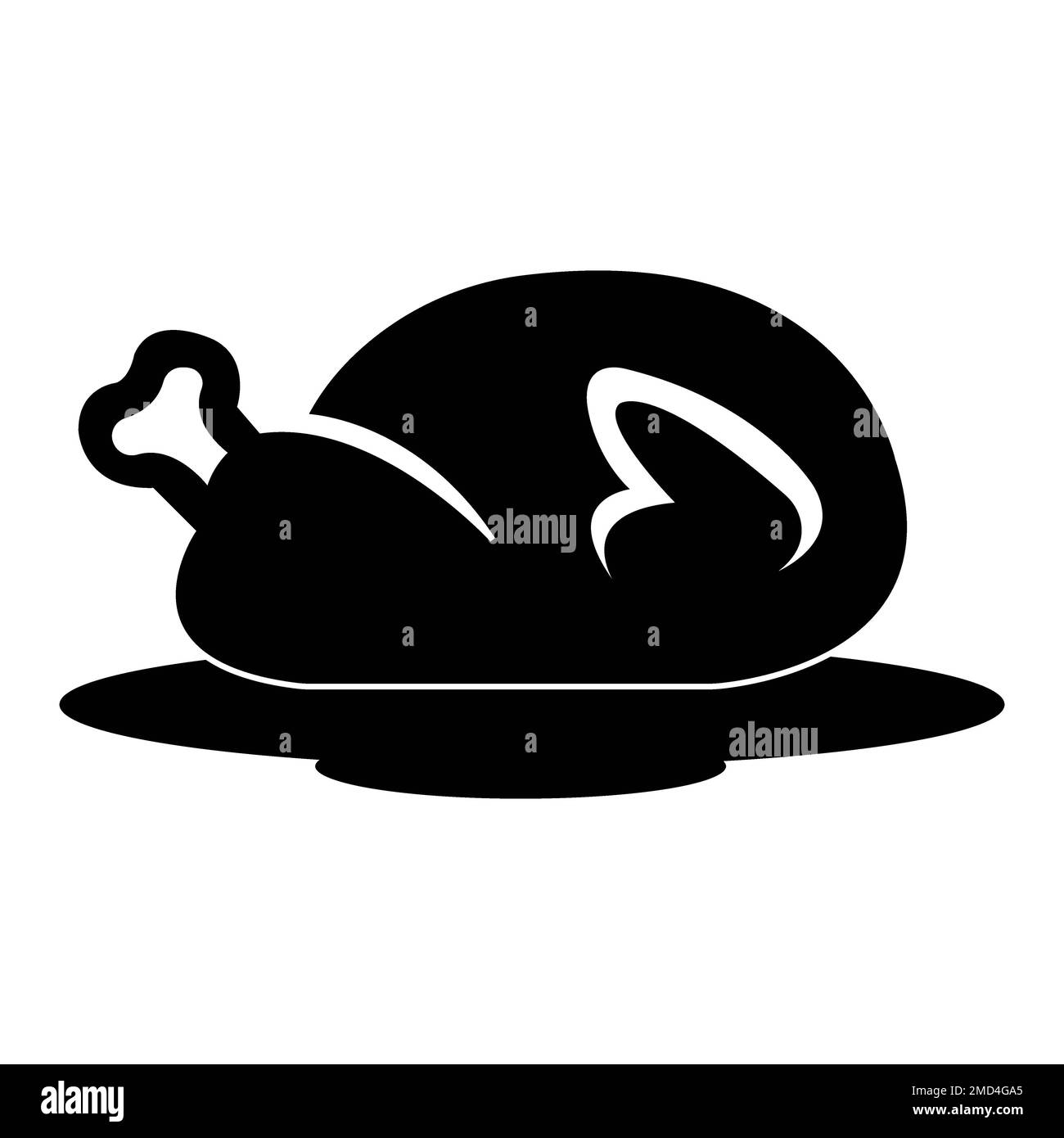 Roast Chicken Clip Art Best Roasted Chicken Illustrations, Royalty-Free ...