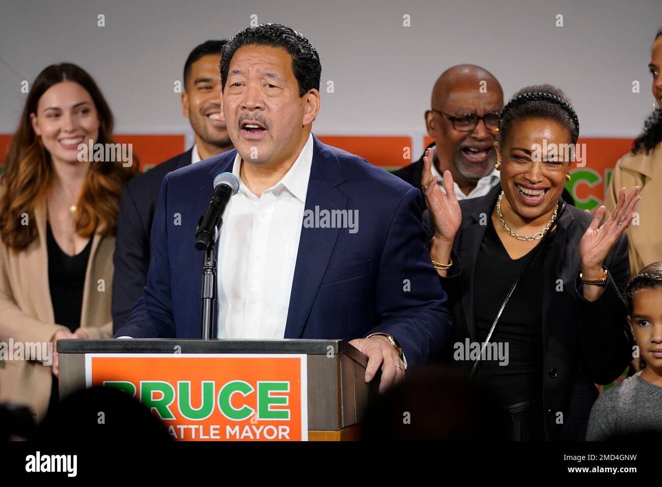 Bruce Harrell, who is running against Lorena Gonzalez in the race for ...