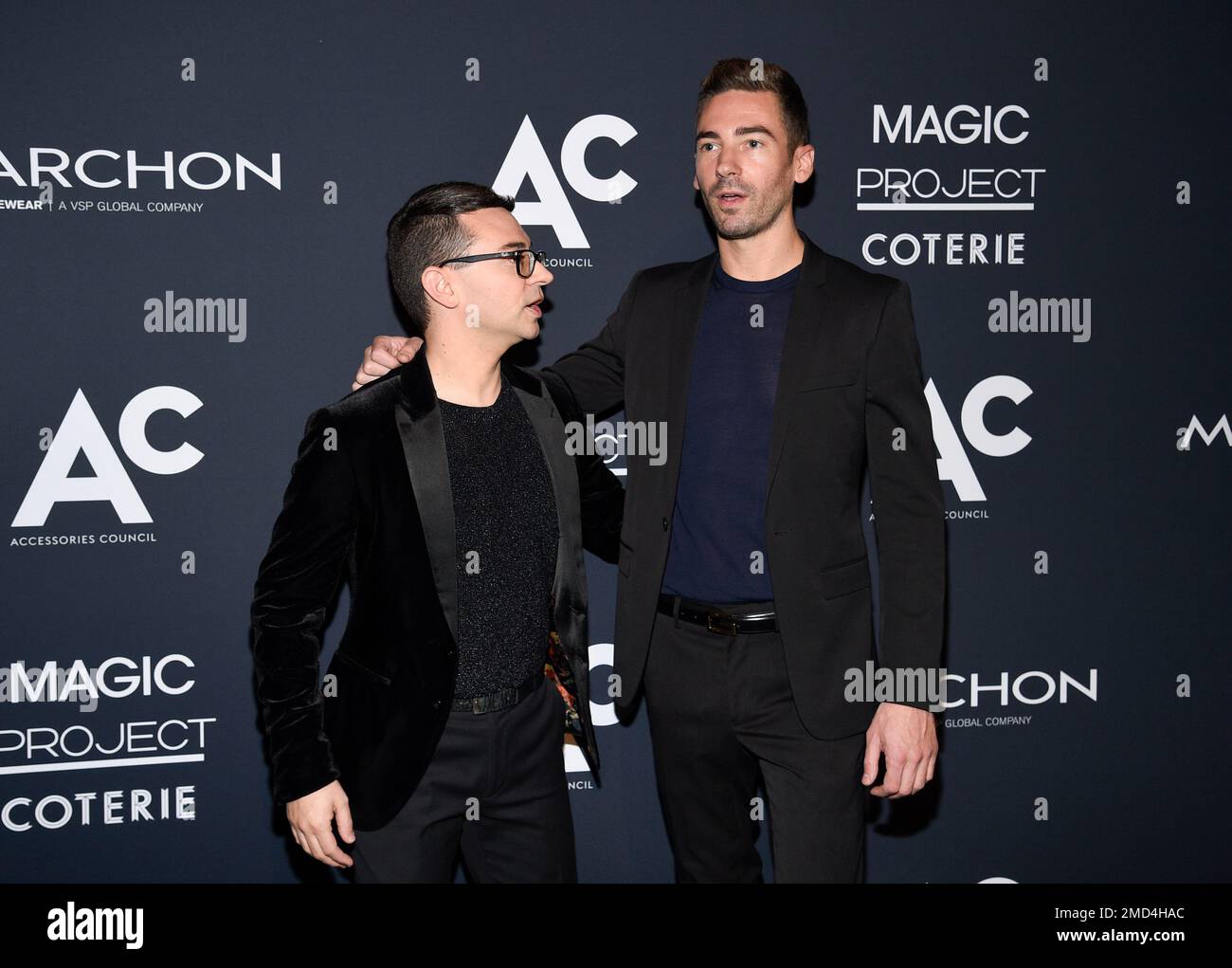 Honoree fashion designer Christian Siriano, left, and boyfriend Kyle ...