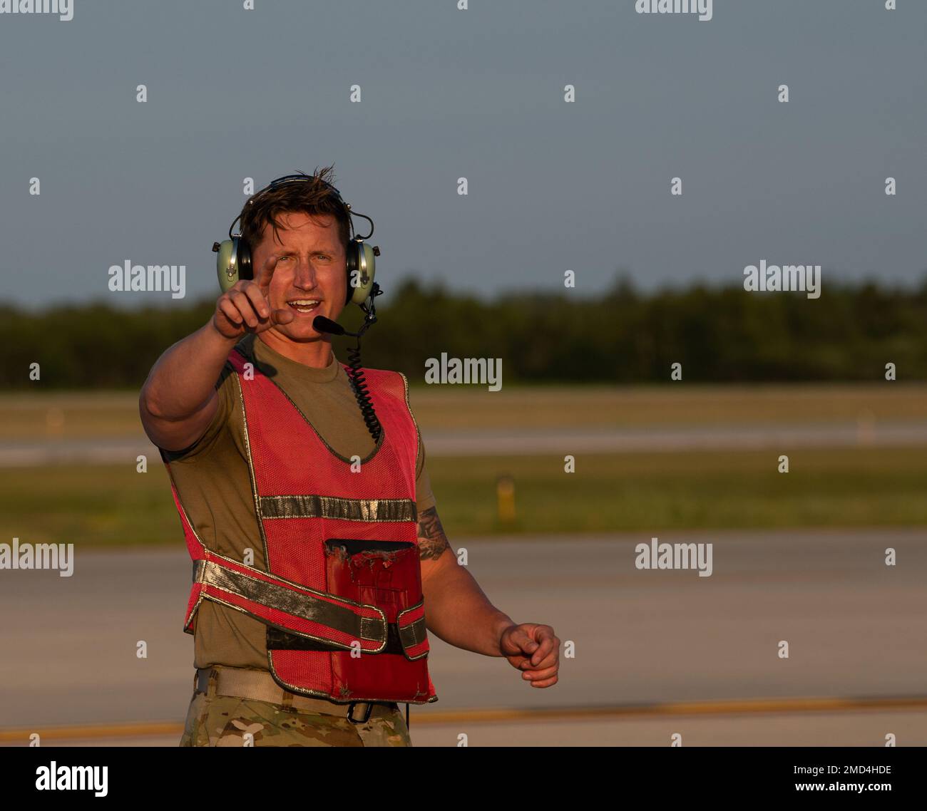U.S. Air Force Tech. Sgt. Jack Glad, aircraft turn supervisor assigned ...