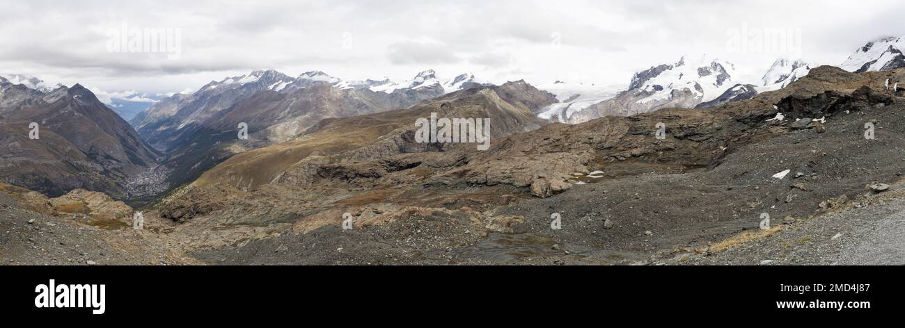 Zermatt, Switzerland: Image of the famous mountain called Catena del ...