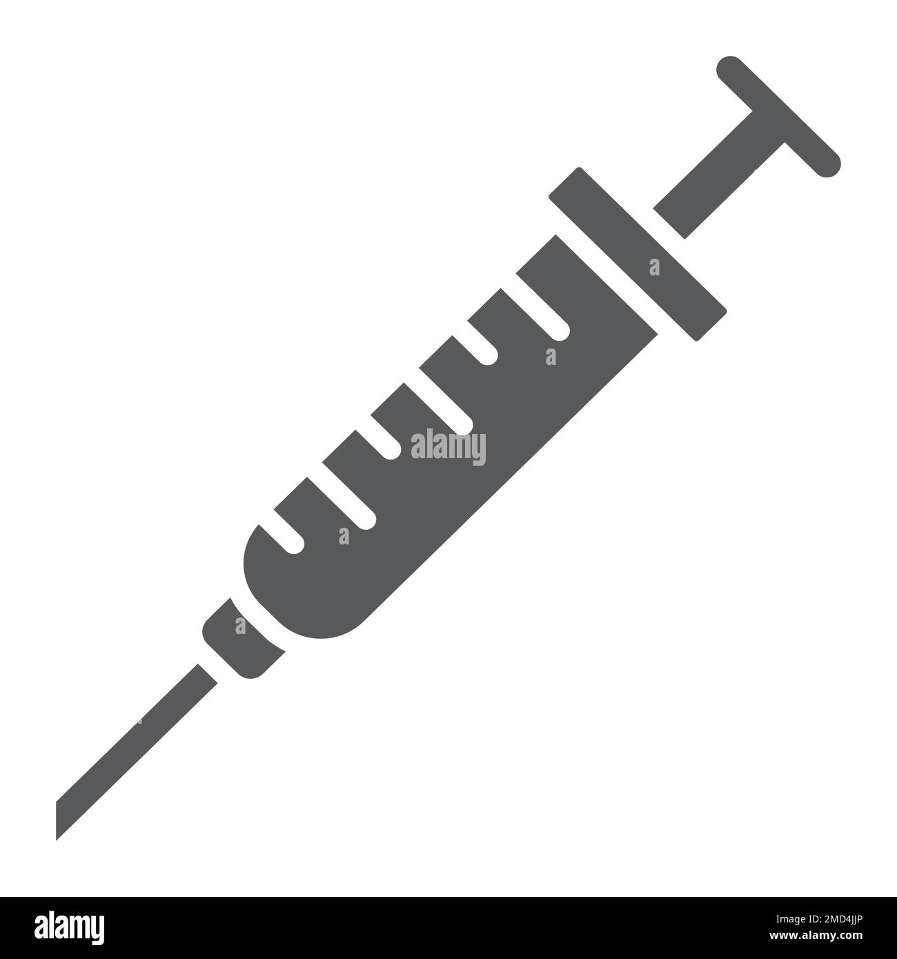 Injection glyph icon, stomatology and anesthsia, syringe sign vector ...