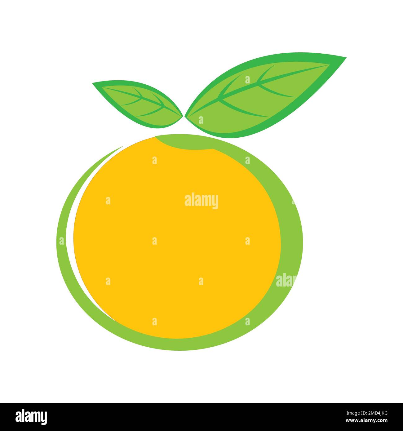 orange icon logo vector design template Stock Photo - Alamy