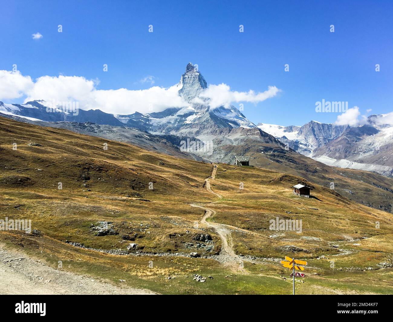 Zermatt, Switzerland: Image of the famous mountain called Matterhorn or ...