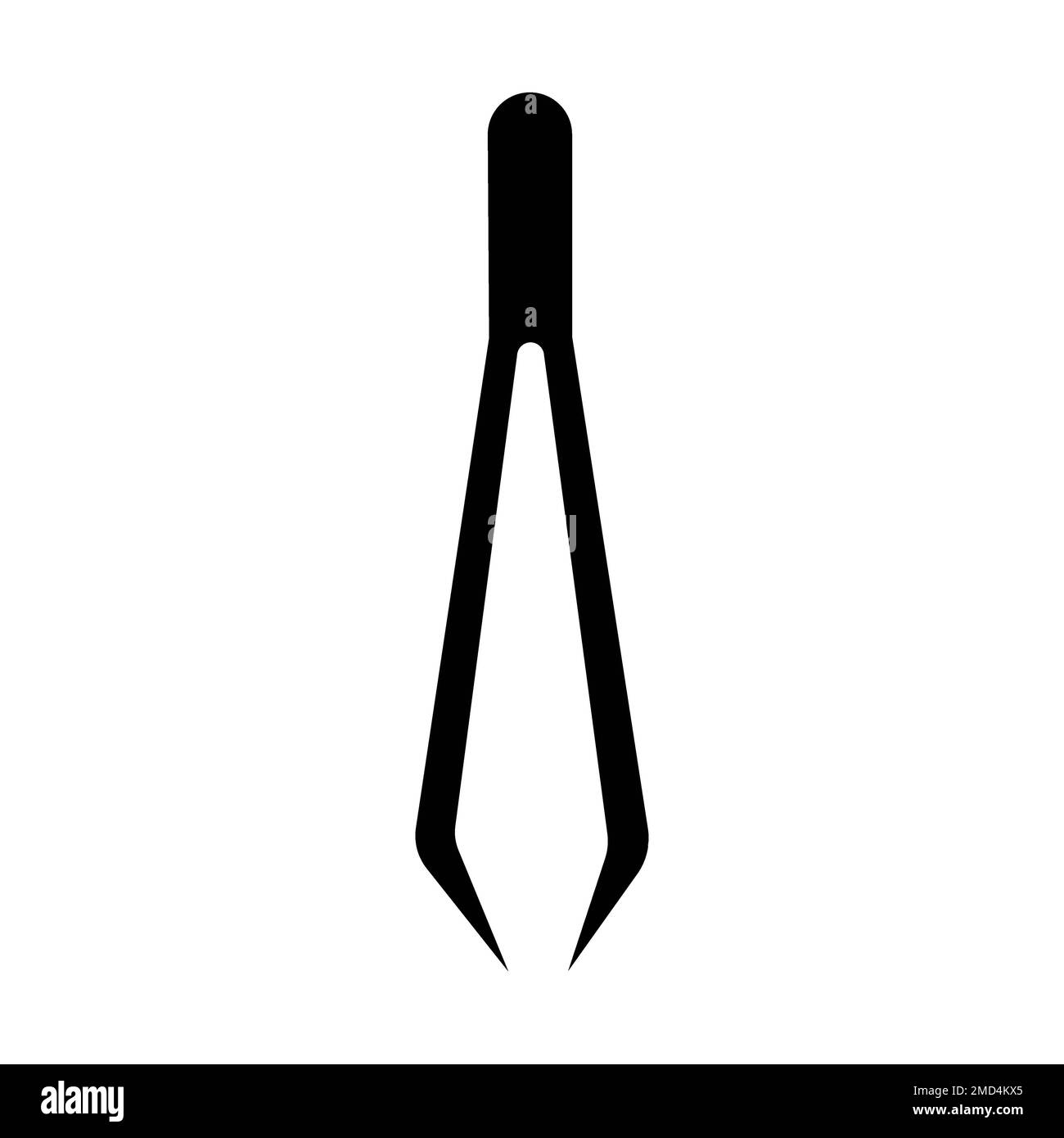 tweezers icon logo vector design template Stock Photo - Alamy