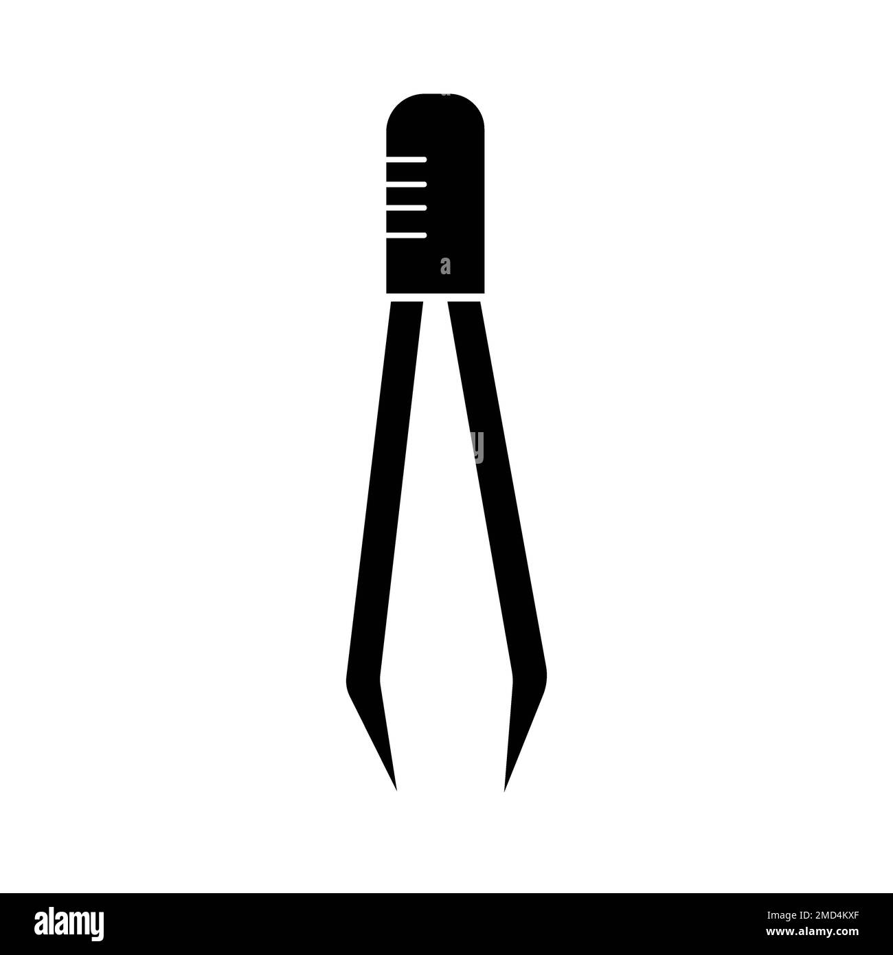 tweezers icon logo vector design template Stock Photo - Alamy