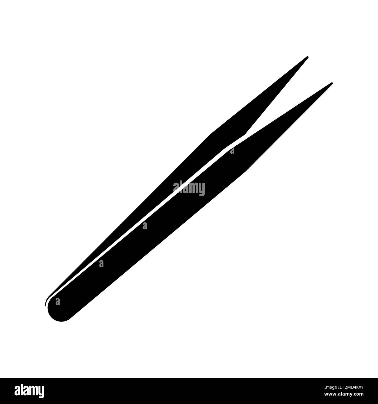 tweezers icon logo vector design template Stock Photo - Alamy