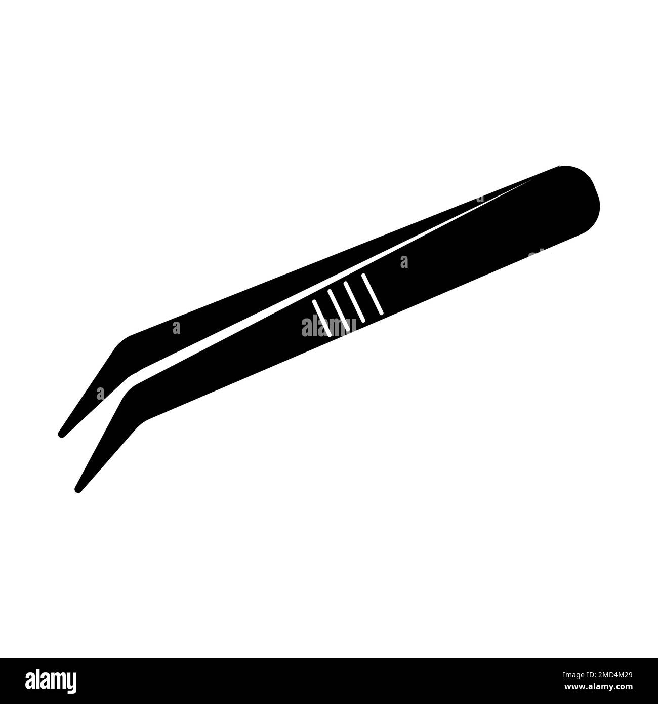 tweezers icon logo vector design template Stock Photo - Alamy