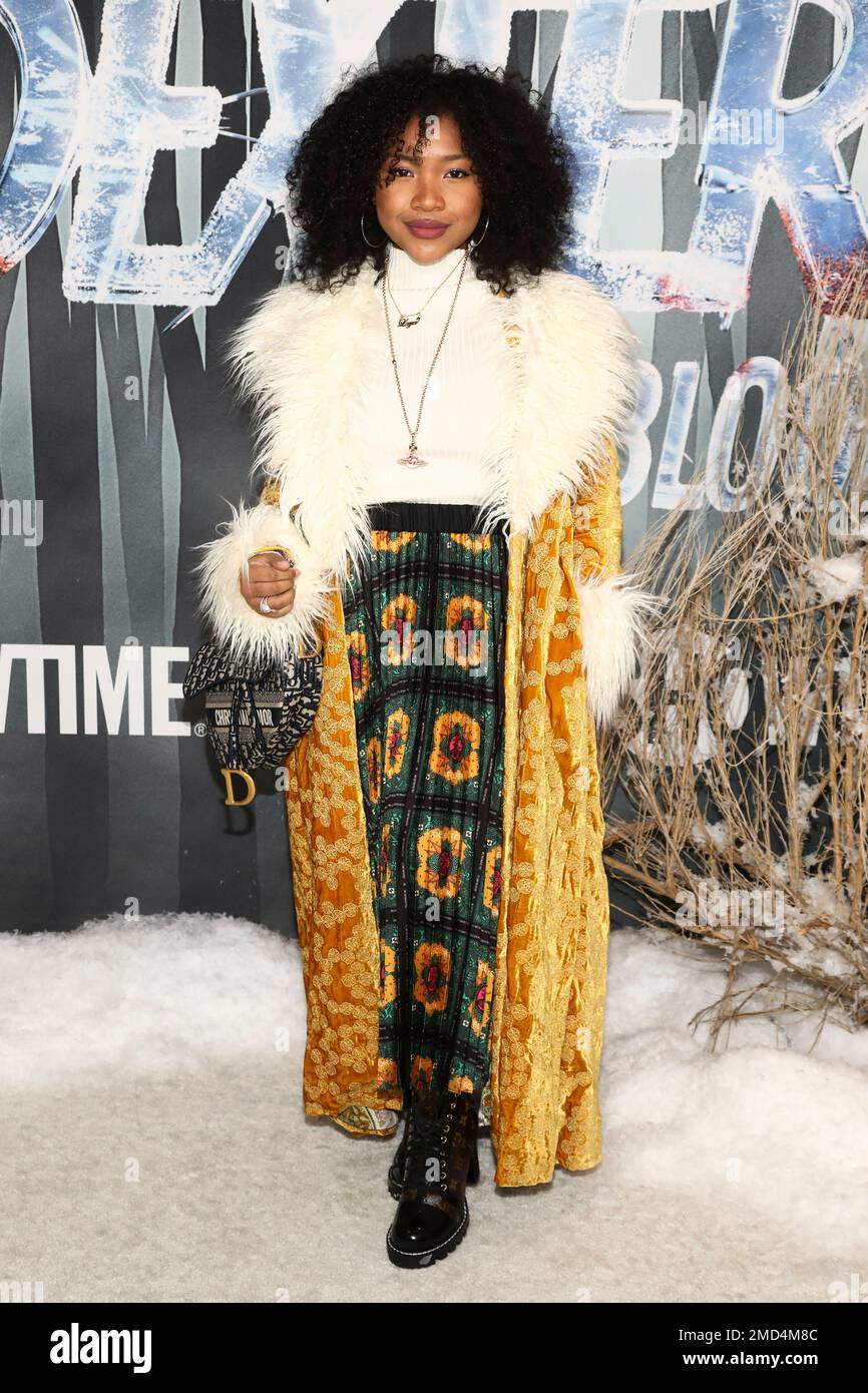 Actor Laya DeLeon Hayes attends the world premiere of the Showtime ...