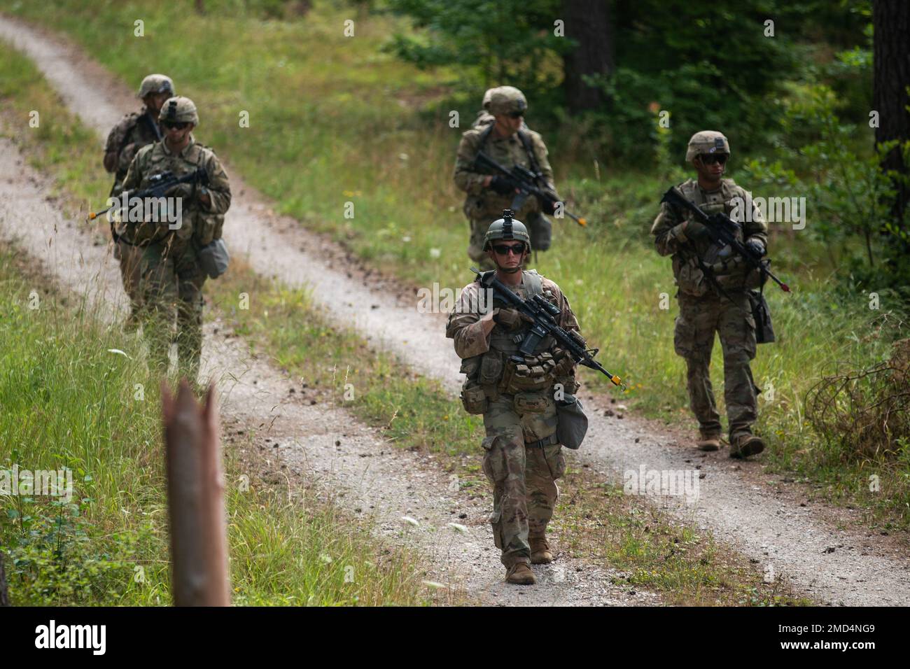 U.S. Army Soldiers, assigned to Alpha Company, 1st Battalion, 4th ...