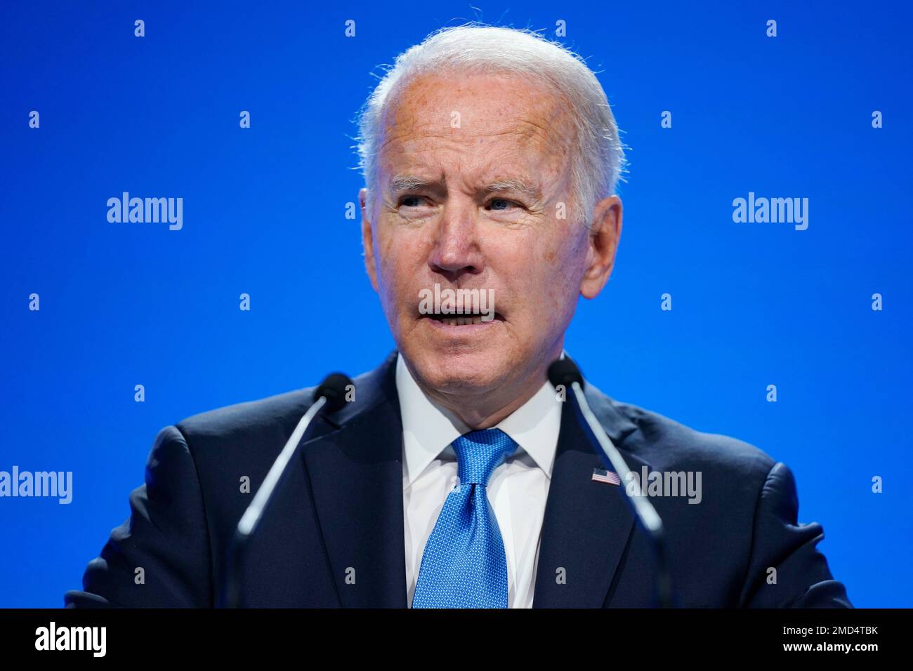 President Joe Biden speaks during an event about the "Global Methane ...