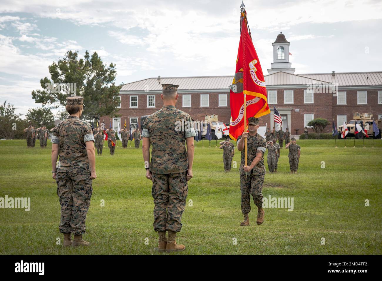 U.S. Marine Corps Sgt. Maj. Jeffery Perry, battalion sergeant major of ...