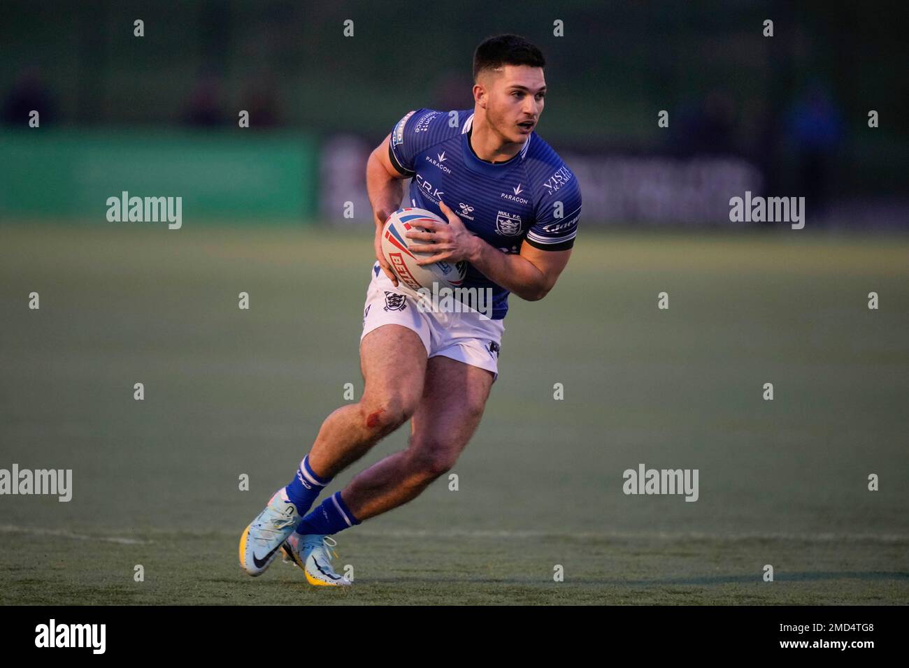 Ben McNamara #19 of Hull FC during the Rugby League Pre Season match ...