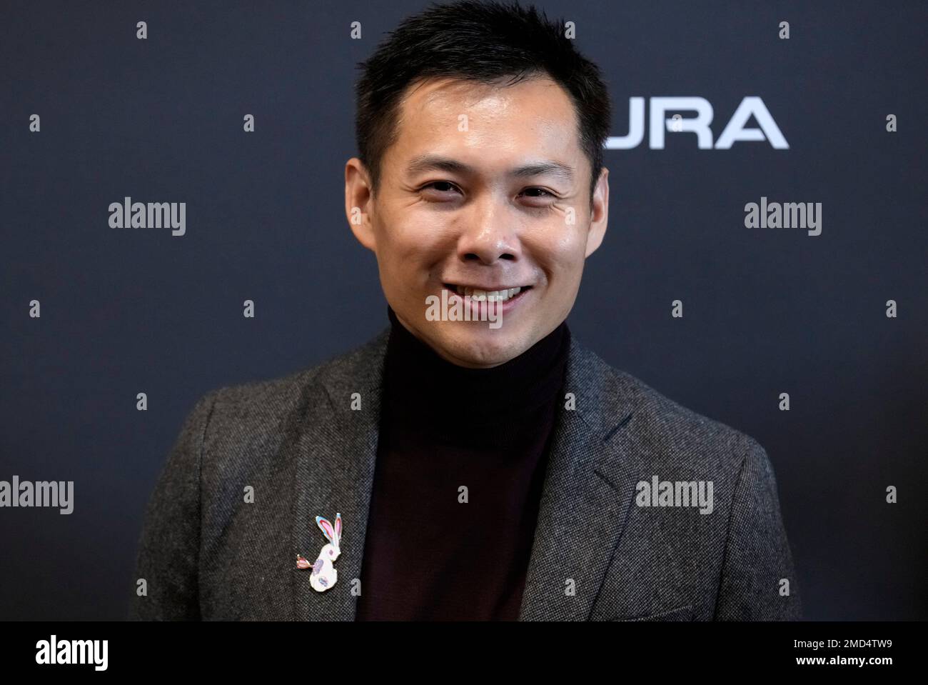 Anthony Chen, the director/producer of "Drift," poses at the premiere ...