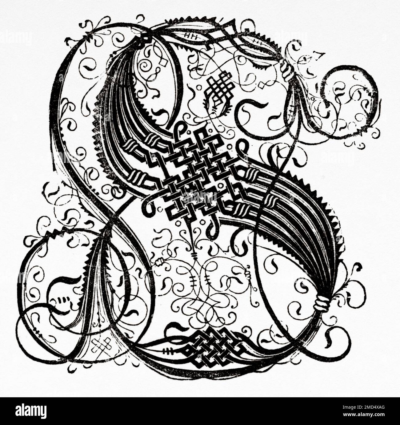 Middle ages initial capital letter S. The Arts of the Middle Ages and ...
