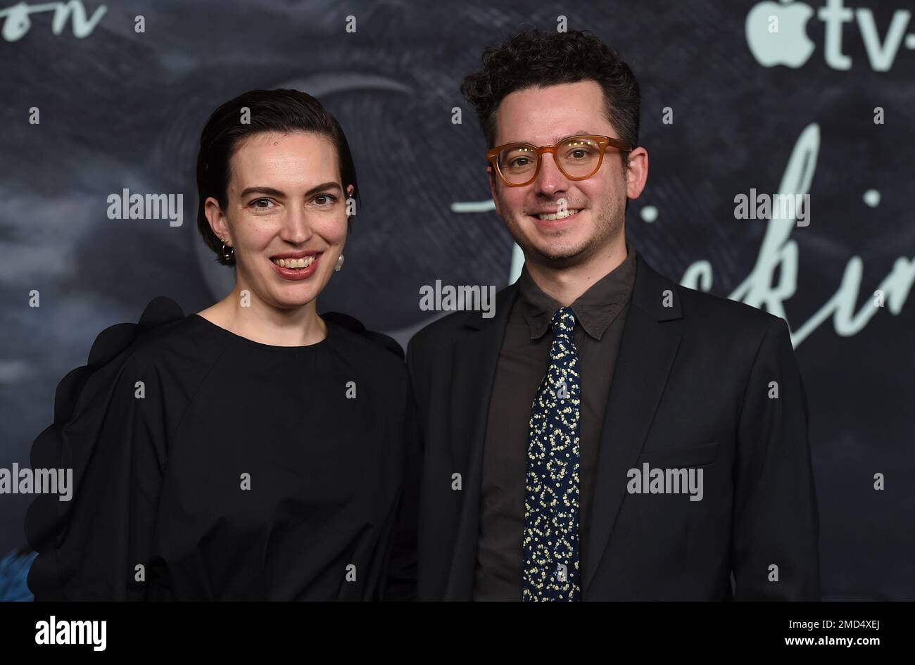 Sofia Hultquist and Ian Hultquist arrive at the premiere of "Dickinson ...