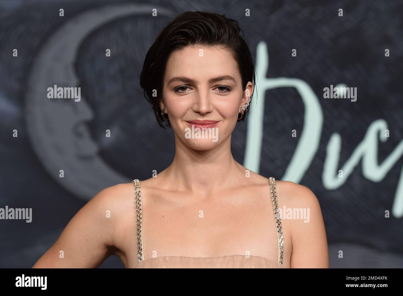 Ella Hunt arrives at the premiere of "Dickinson" on Monday, Nov. 1 ...