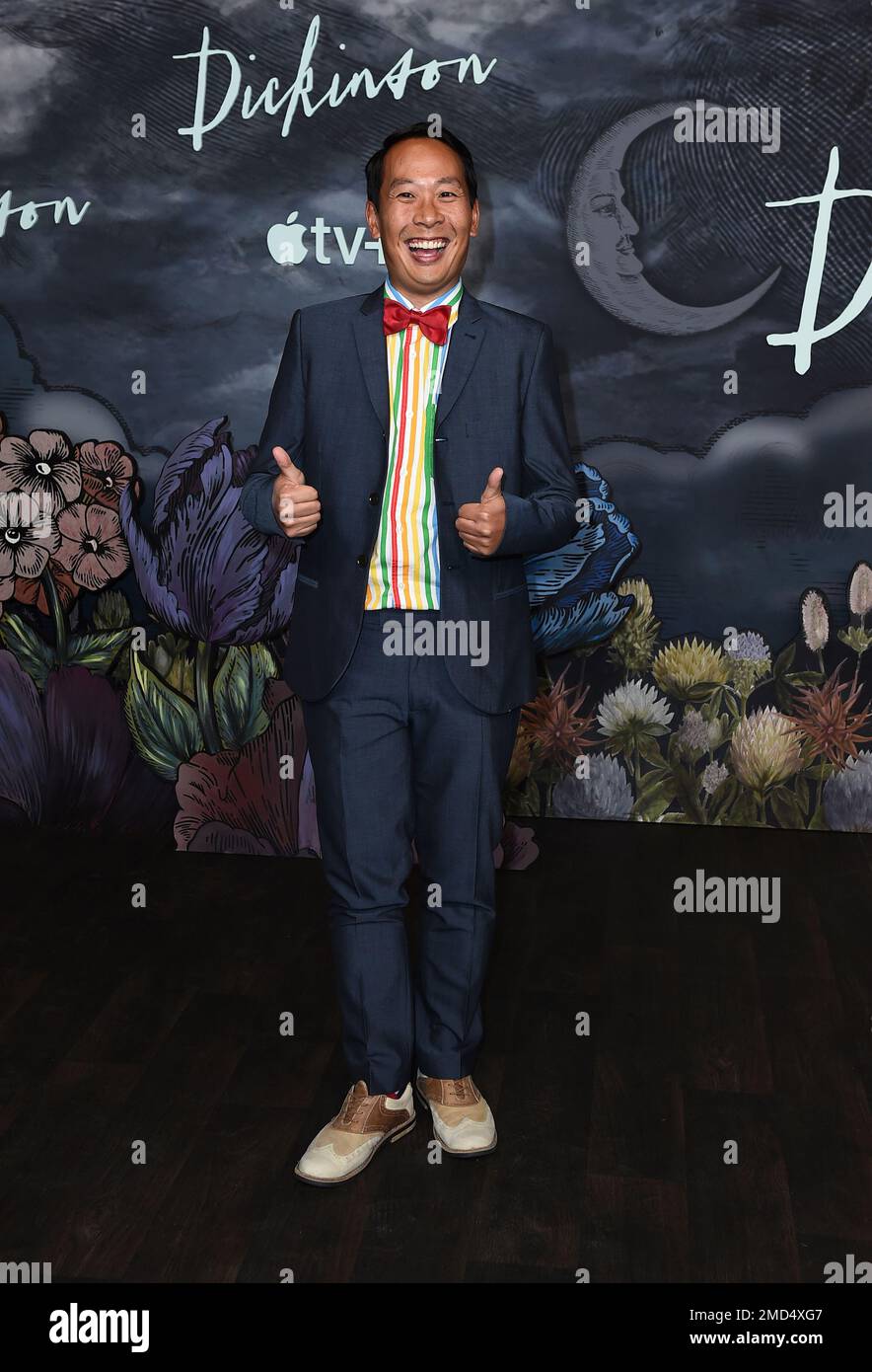 Kevin Yee arrives at the premiere of "Dickinson" on Monday, Nov. 1 ...