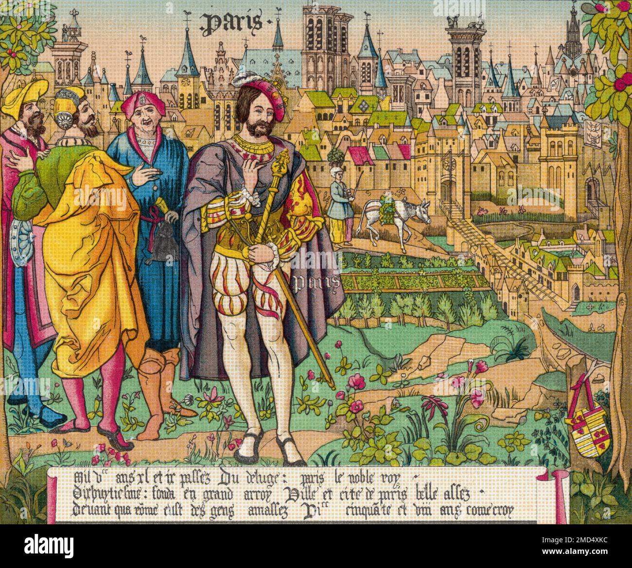 Paris in the fifteenth century, Beauvais tapestry. The Arts of the ...