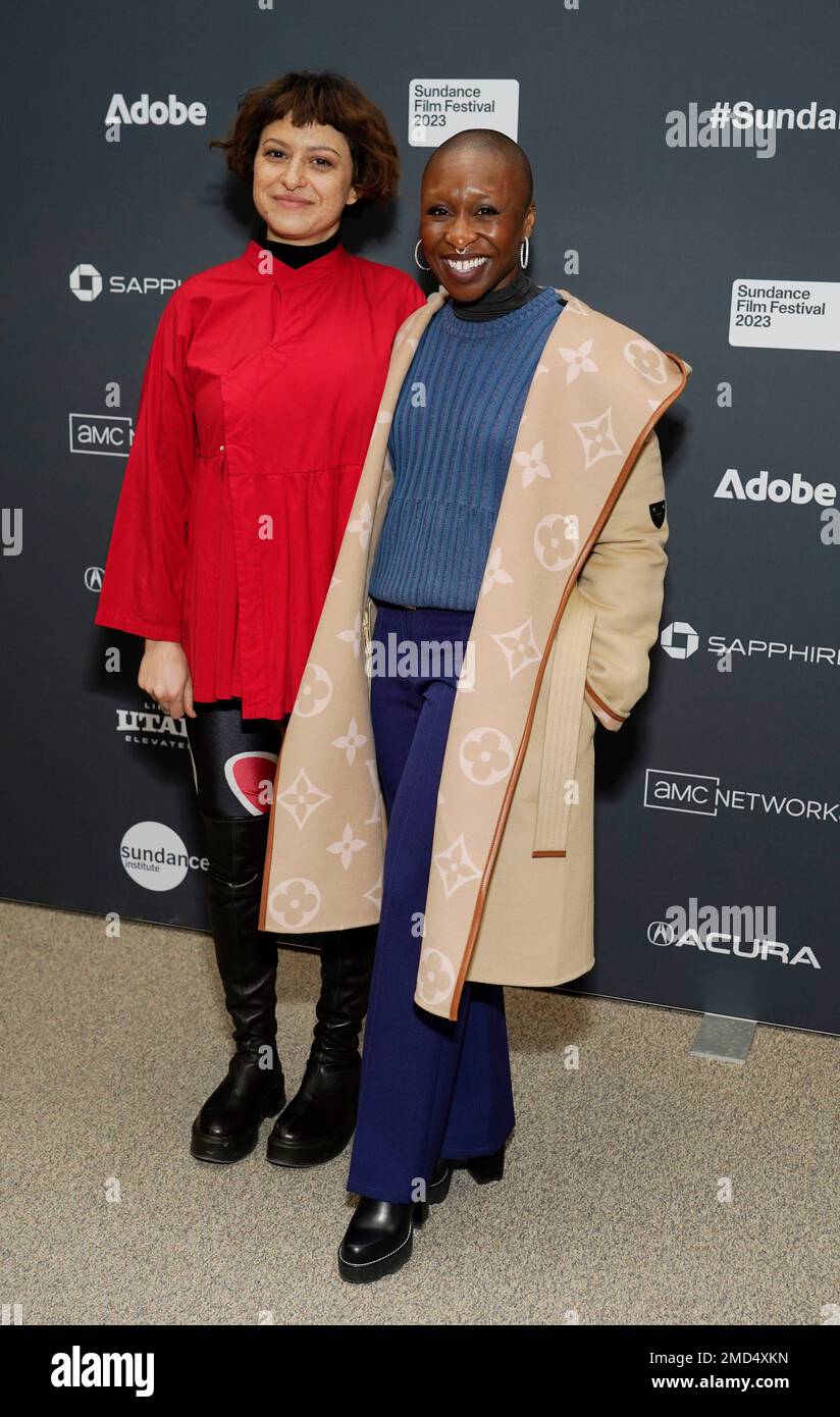 Alia Shawkat, left, and Cynthia Erivo, cast members in "Drift," pose ...