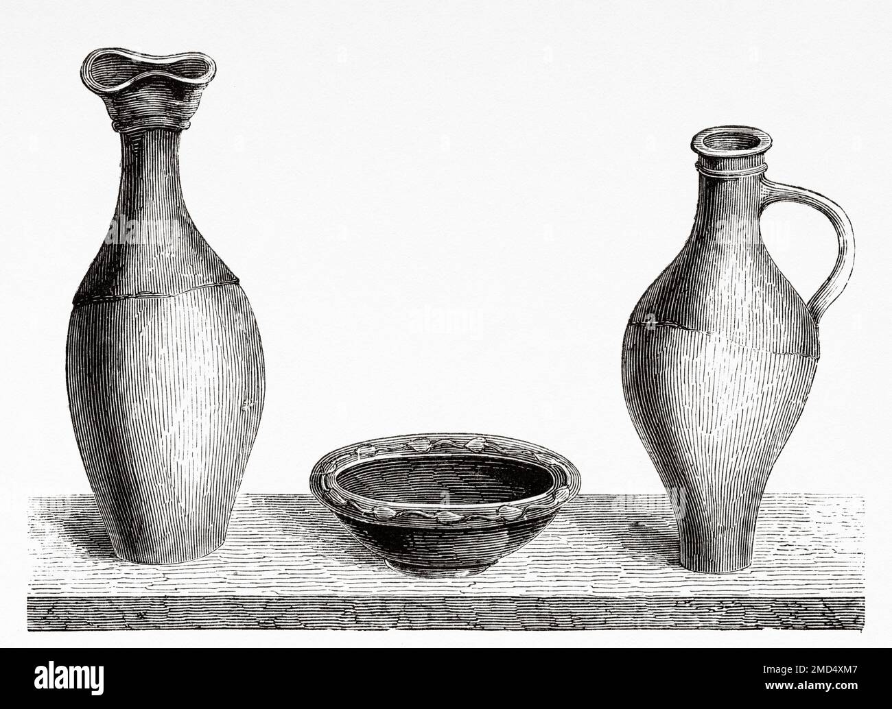 Ancient form vases depicted in the decorative sculptures of the Saint ...