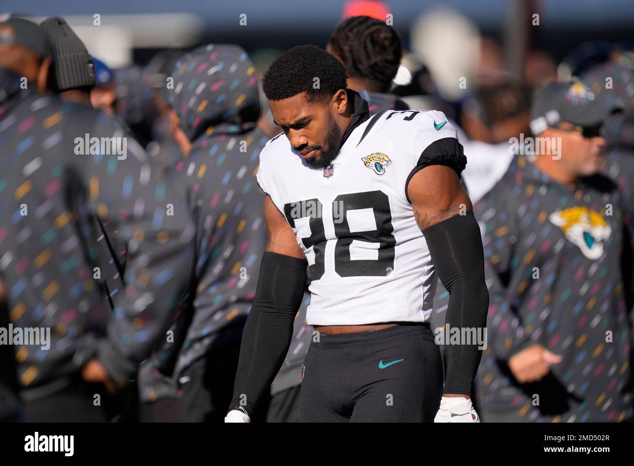 Jacksonville Jaguars safety Andre Cisco (38) during an NFL football ...