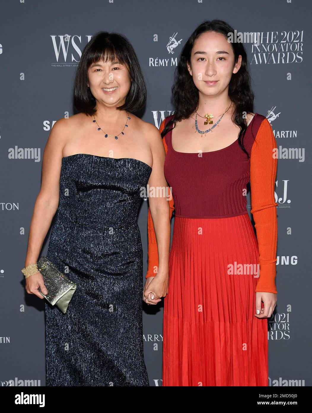 Designer and sculptor Maya Lin, left, and daughter Rachel Wolf attend ...