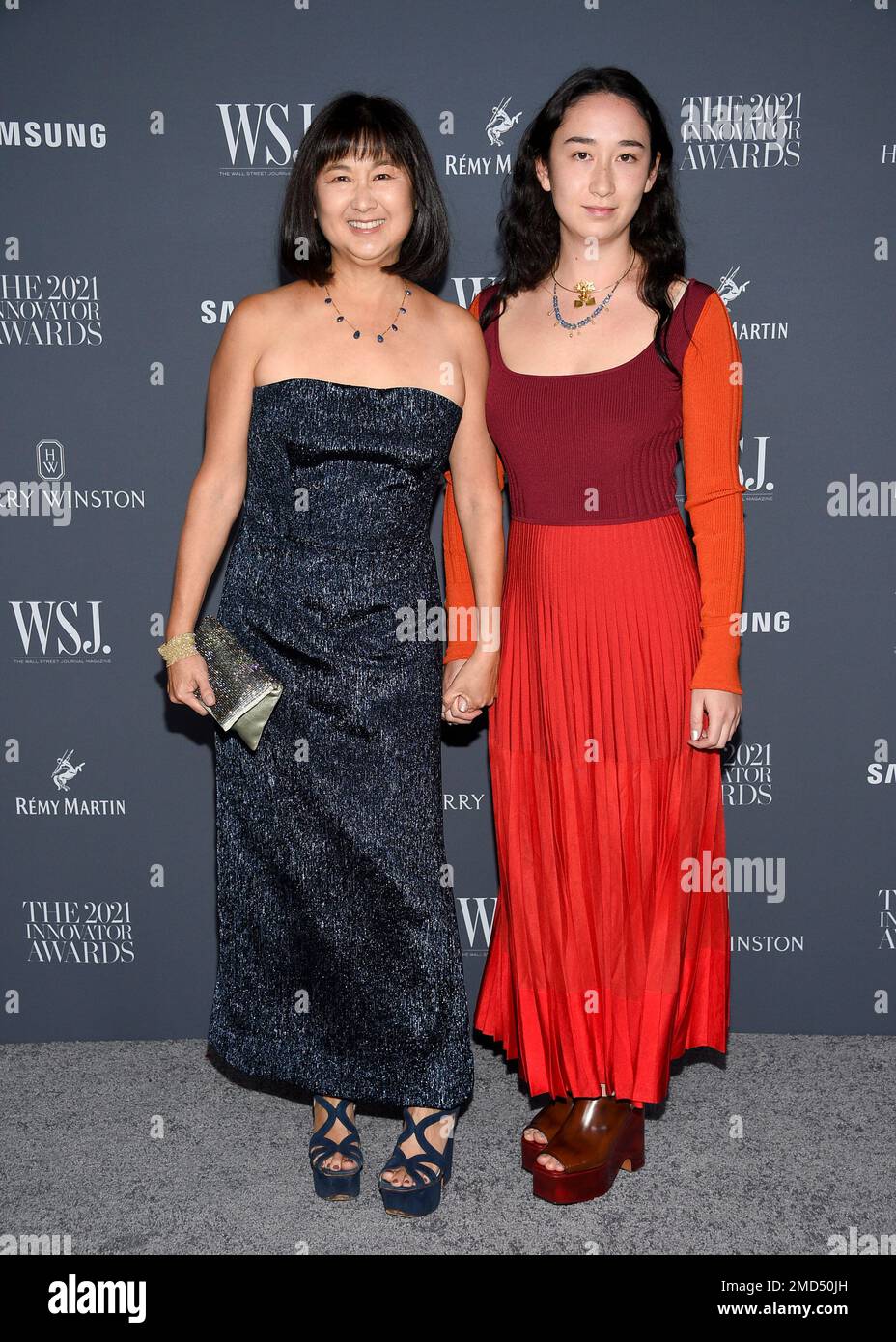 Honoree Maya Lin, left, and daughter Rachel Wolf attend the WSJ ...