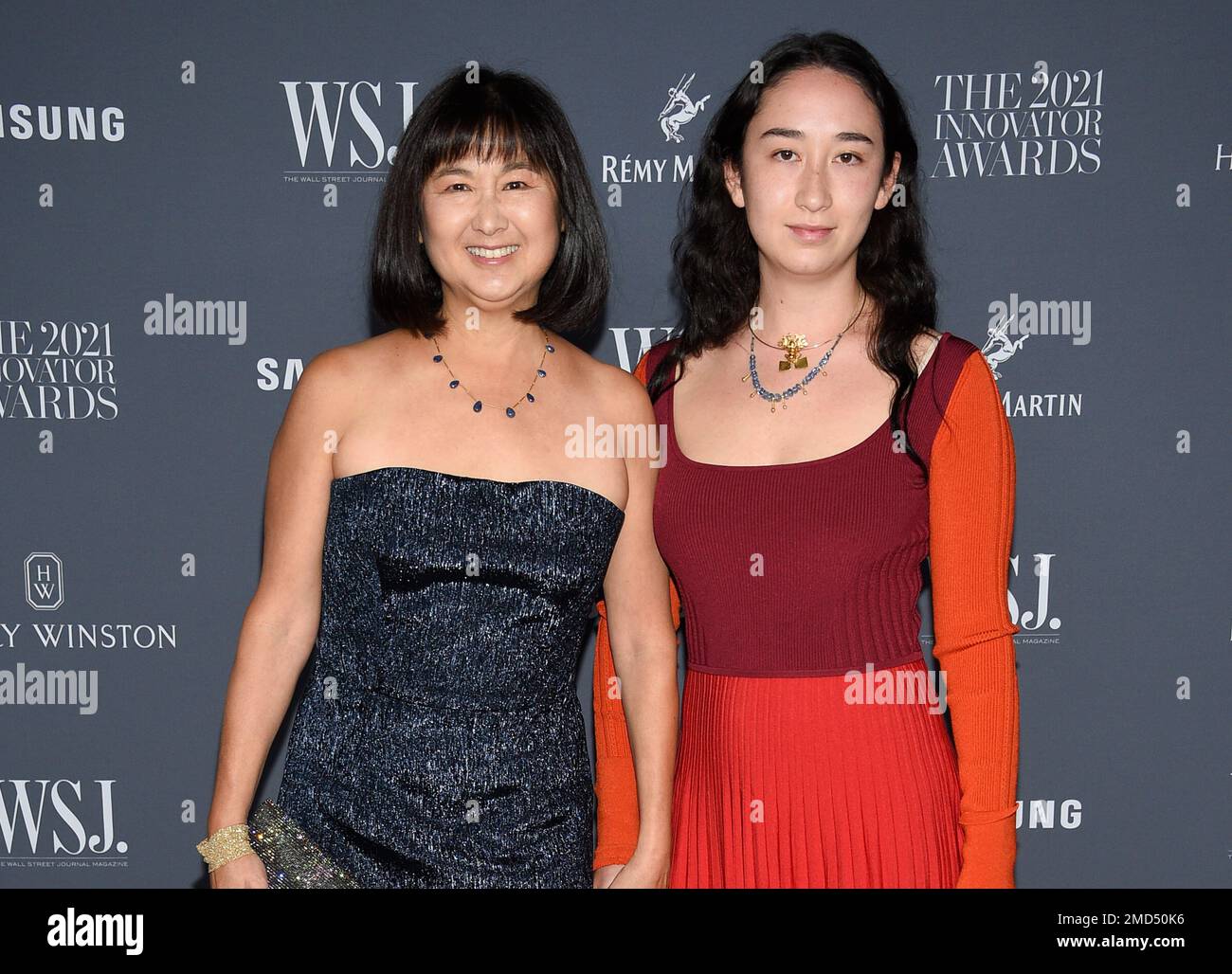 Designer and sculptor Maya Lin, left, and daughter Rachel Wolf attend ...
