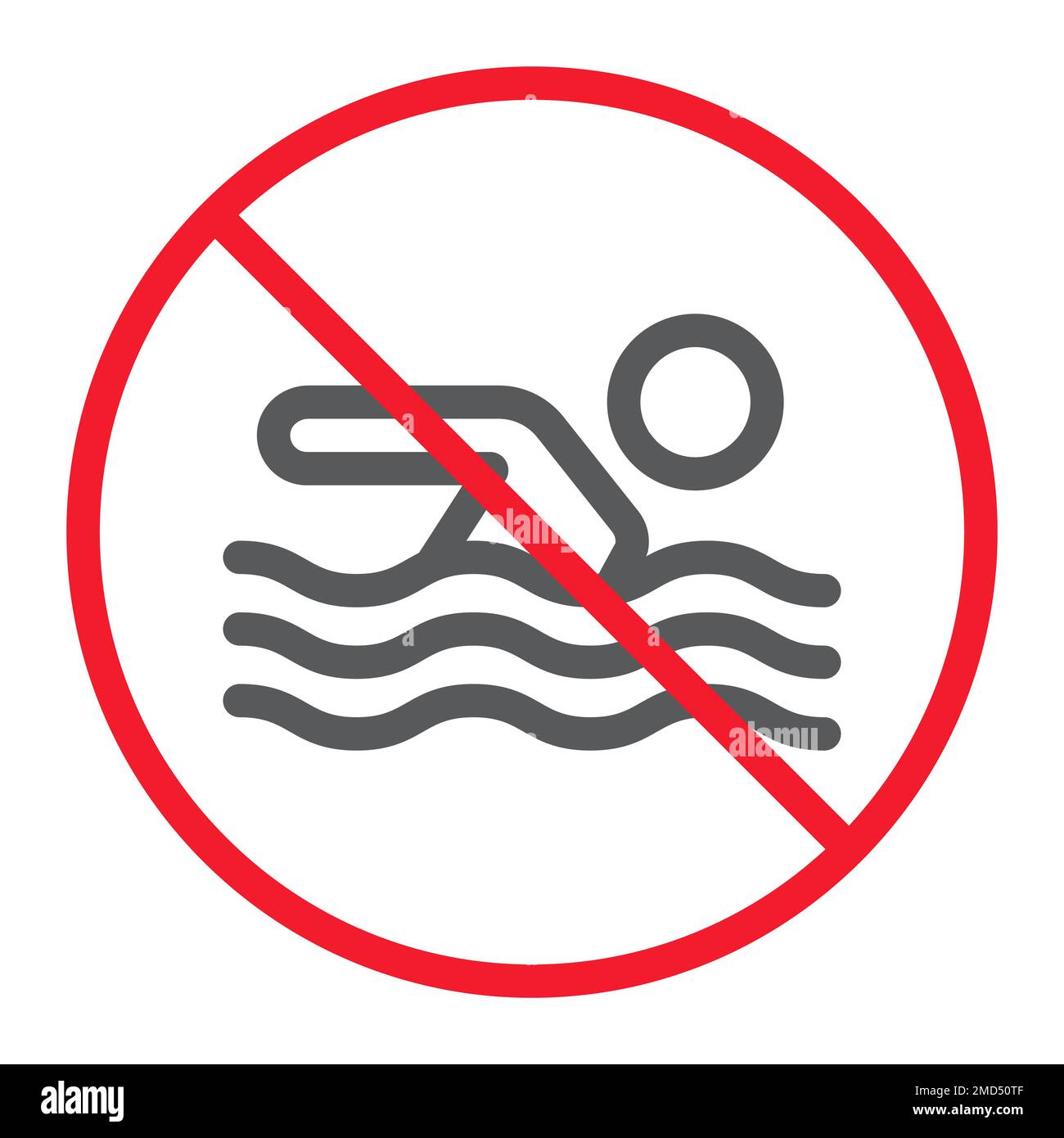 Deep water no swimming Stock Vector Images - Alamy