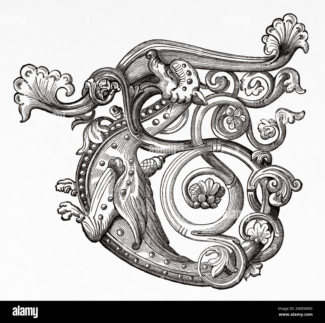 Middle ages initial capital letter C. The Arts of the Middle Ages and ...