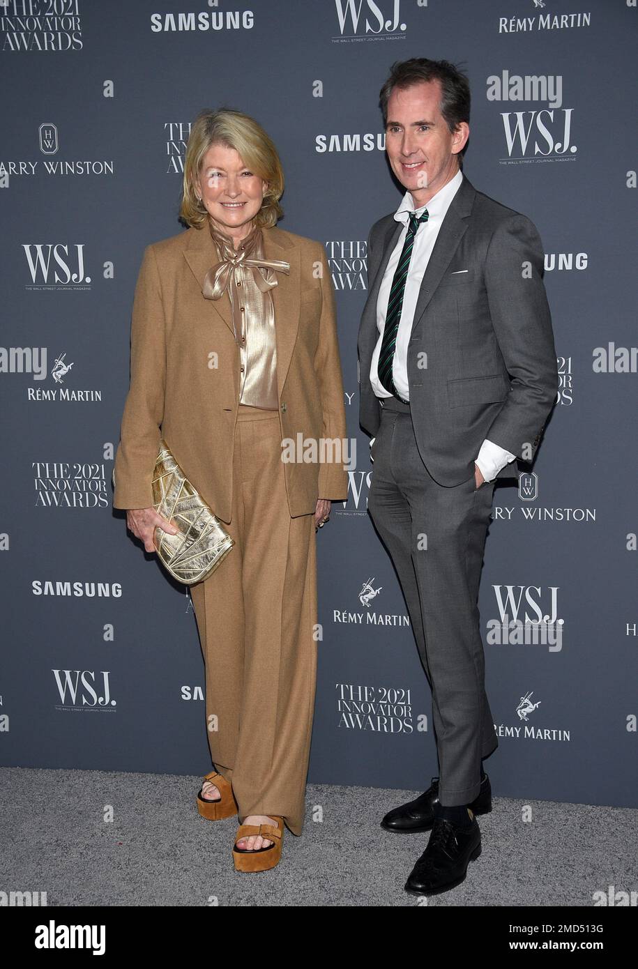Martha Stewart, left, and Kevin Sharkey attend the WSJ. Magazine ...