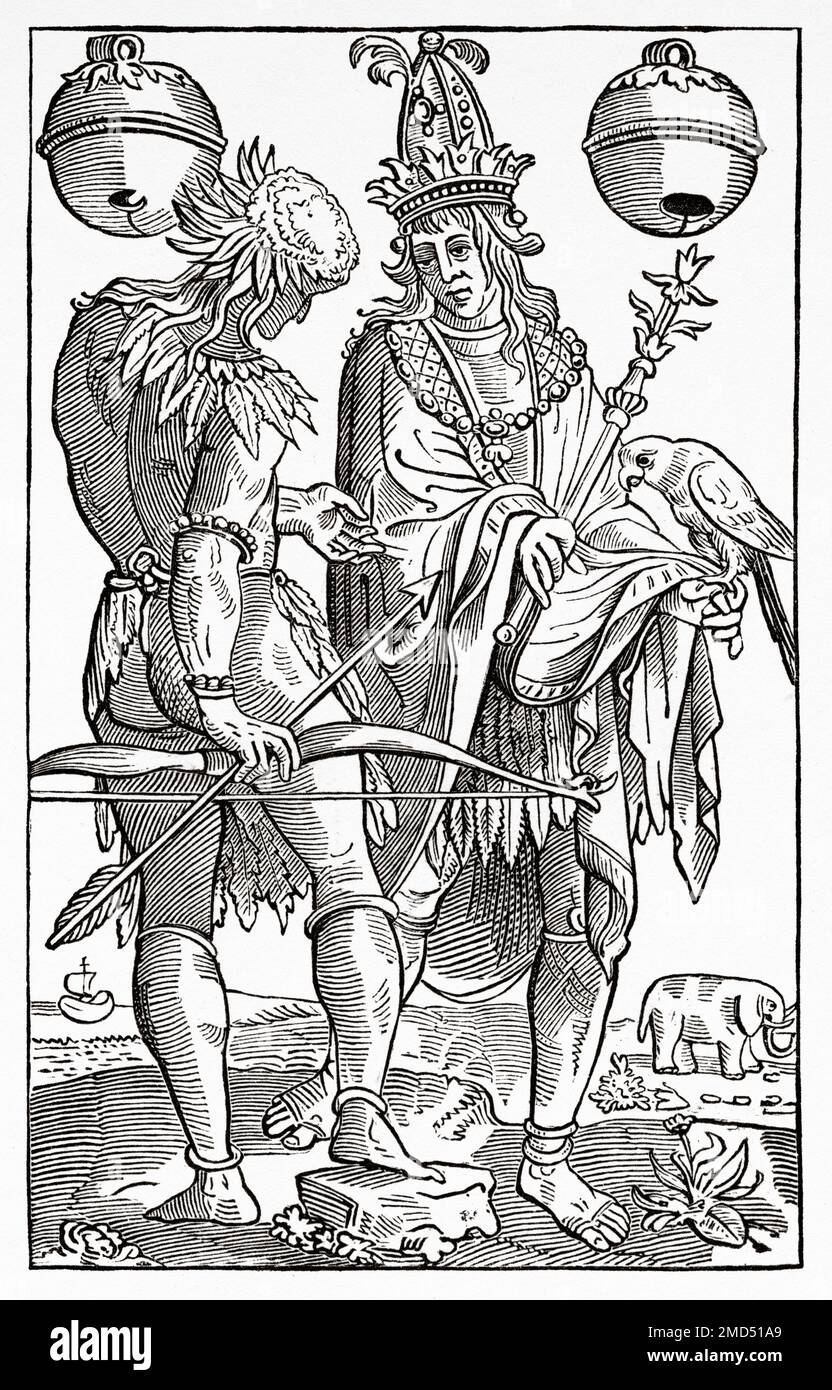 The two of bells from a 16th century card game. The Arts of the Middle ...