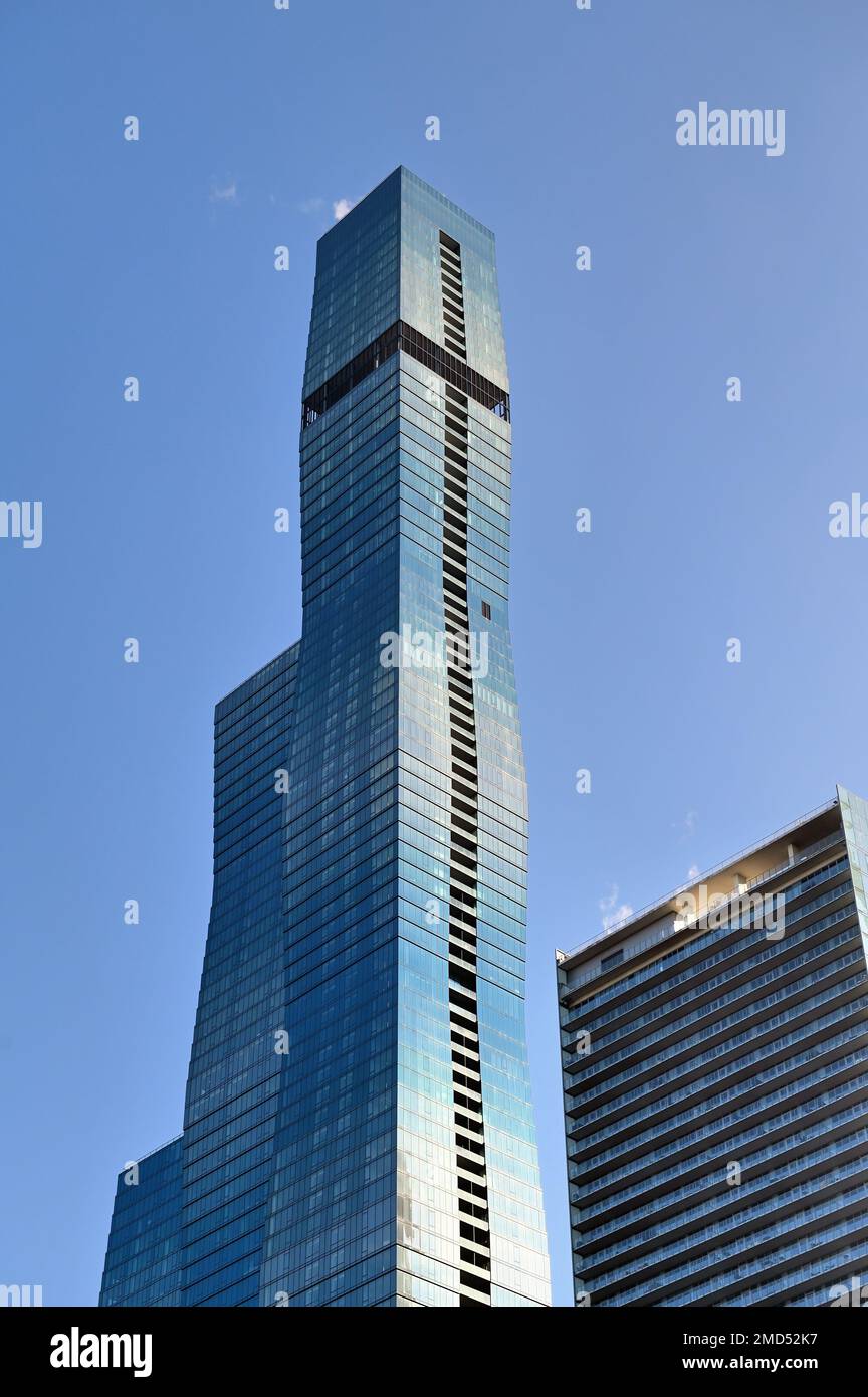 Chicago, Illinois, USA. The St. Regis Chicago, formerly Wanda Vista Tower and also known as ...