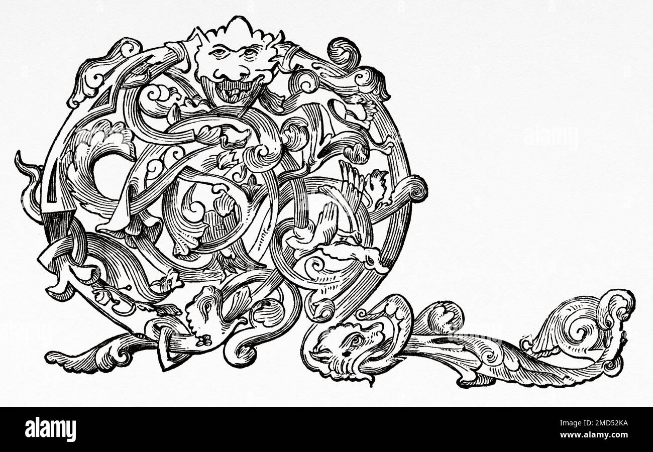Middle ages initial capital letter Q. The Arts of the Middle Ages and ...
