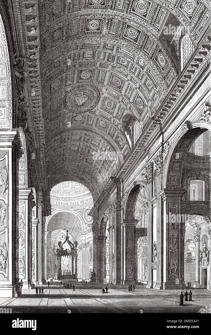 Basilica of St Peter, Rome. Italy. The Arts of the Middle Ages and at ...