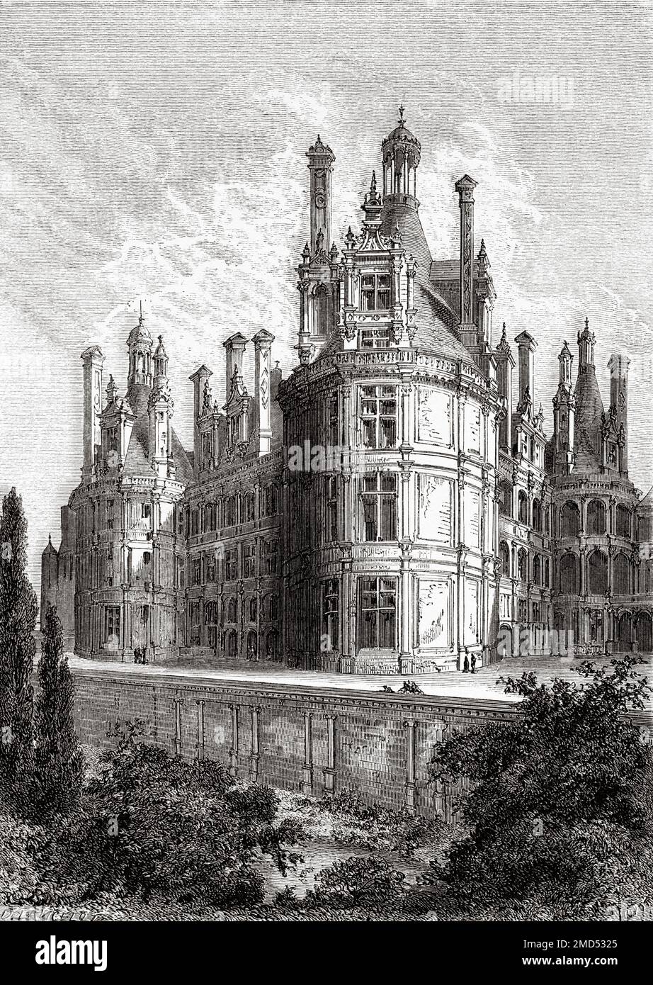 French chateau drawing hi-res stock photography and images - Alamy