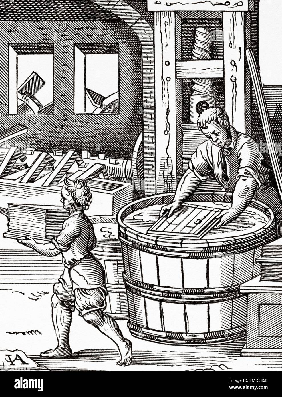 Papermaking tradition hi-res stock photography and images - Alamy