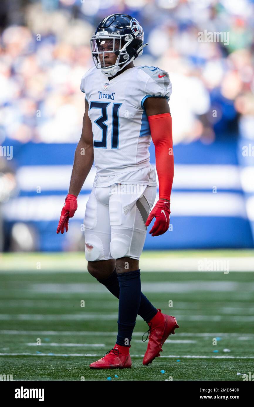 Tennessee Titans safety Kevin Byard (31) lines up on defense during an ...